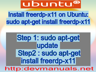 Install freerdp-x11 on Ubuntu: sudo apt-get install freerdp-x11