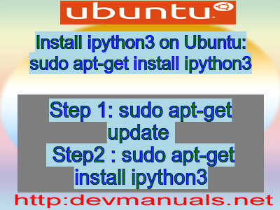 Install ipython on ubuntu - toospain
